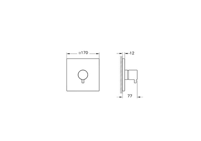 Root Square Diverter Features - A4338834EXP | VitrA India
